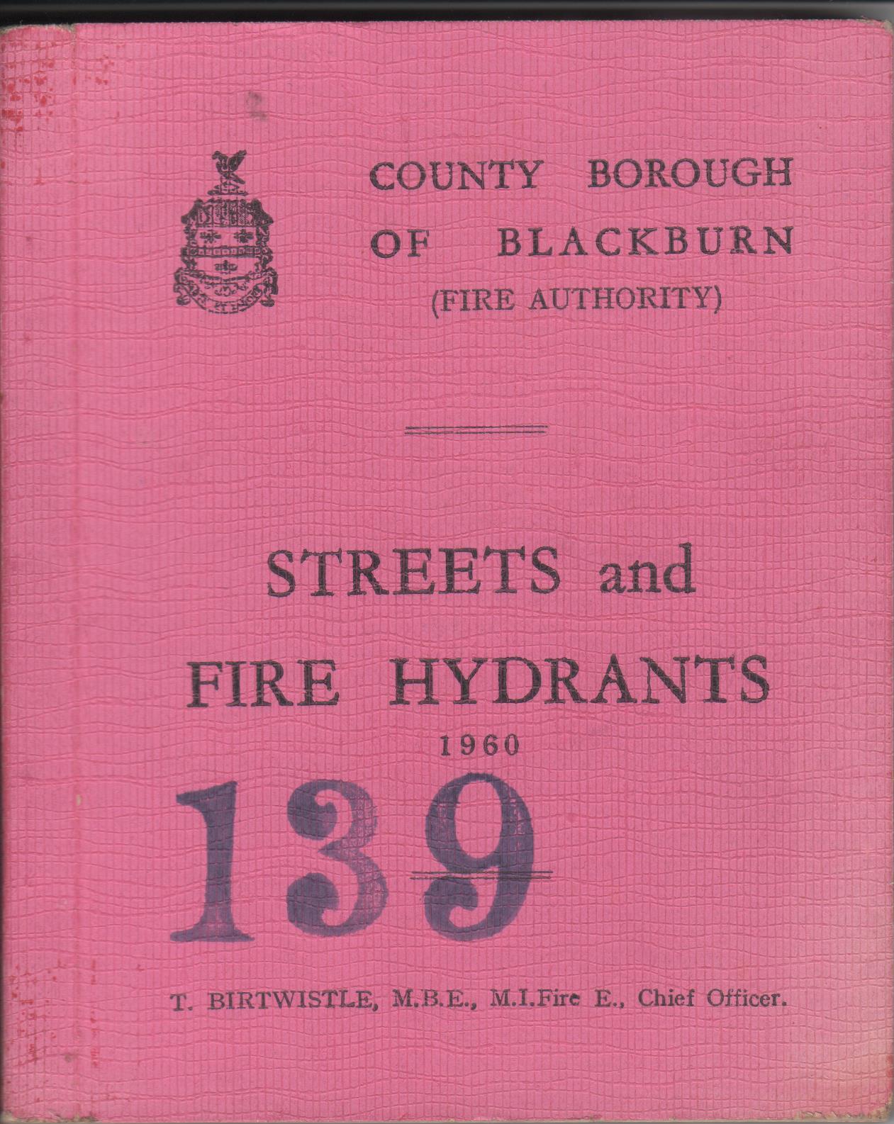Fire Hydrants book | | Blackburn Fire History