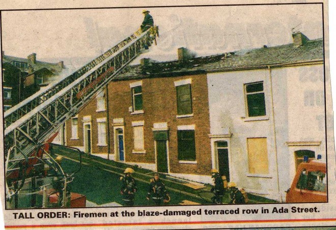 Fire On Ada Street 1996 | | Blackburn Fire History