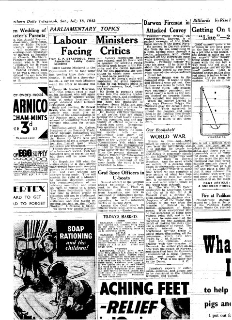 Darwen Fireman Frank Briggs A Naval Hero | | Blackburn Fire History