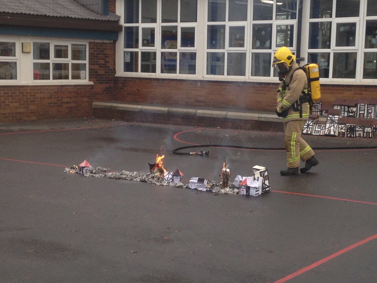 White Watch School Visit | | Blackburn Fire History