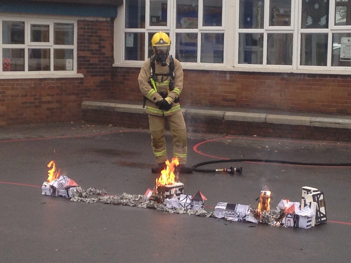White Watch School Visit | | Blackburn Fire History