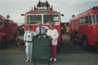 Bob France ,Bill Whiteley and wives winning vintage rally 1990's ...